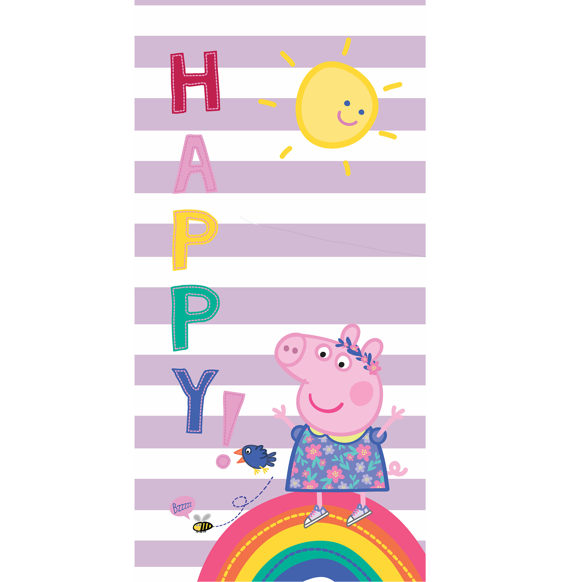 Peppa Wutz Pig Badetuch Happy 75x150 | Kinder Strand- und Badetücher ...